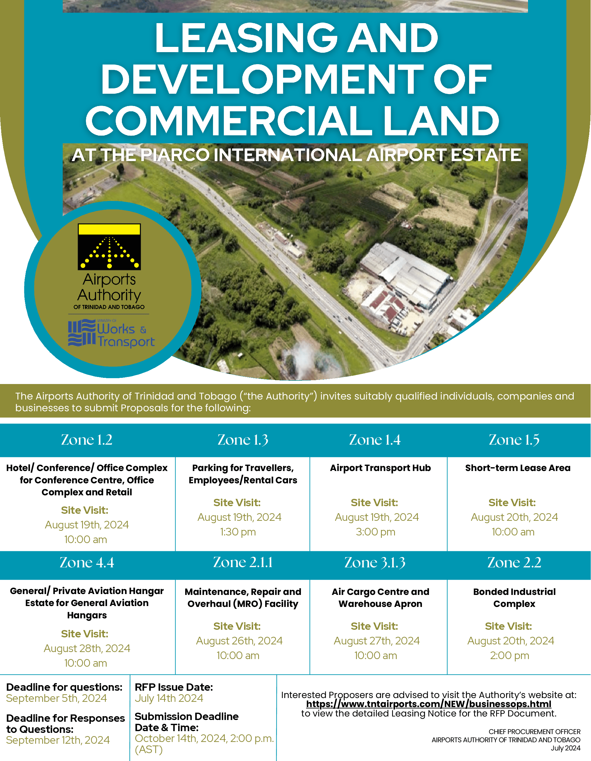 Concessions and Properties - Airports Authority Trinidad and Tobago